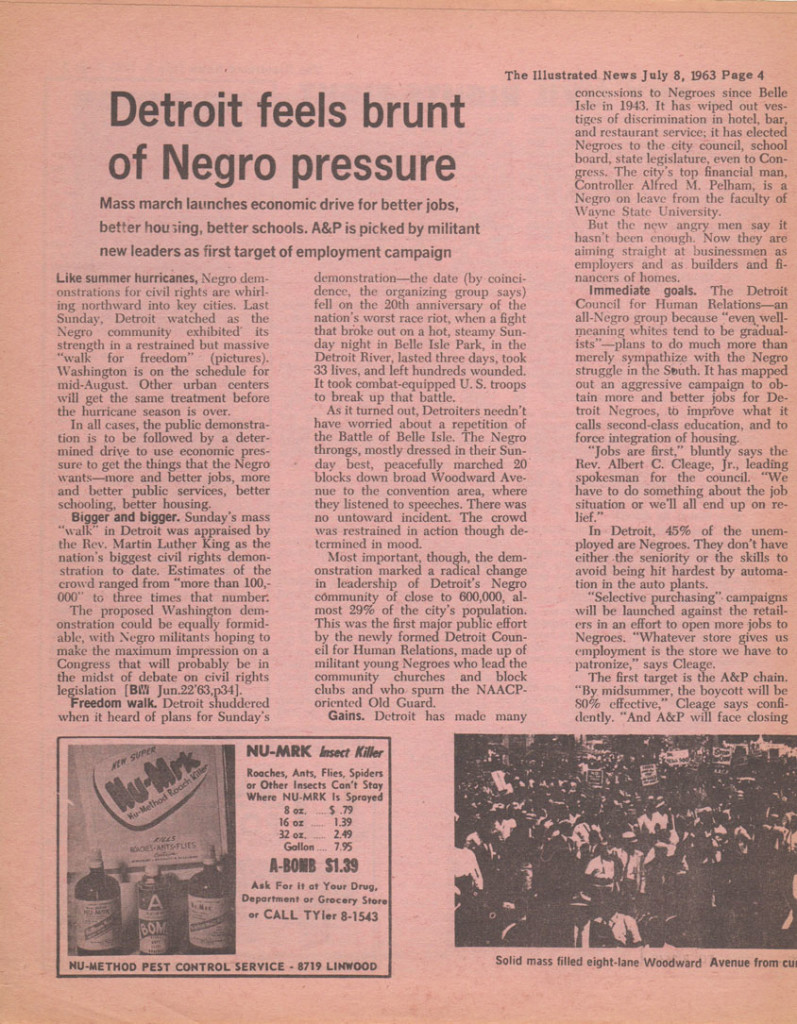 The Freedom Fight – The Illustrated News July 8, 1963 – Finding Eliza